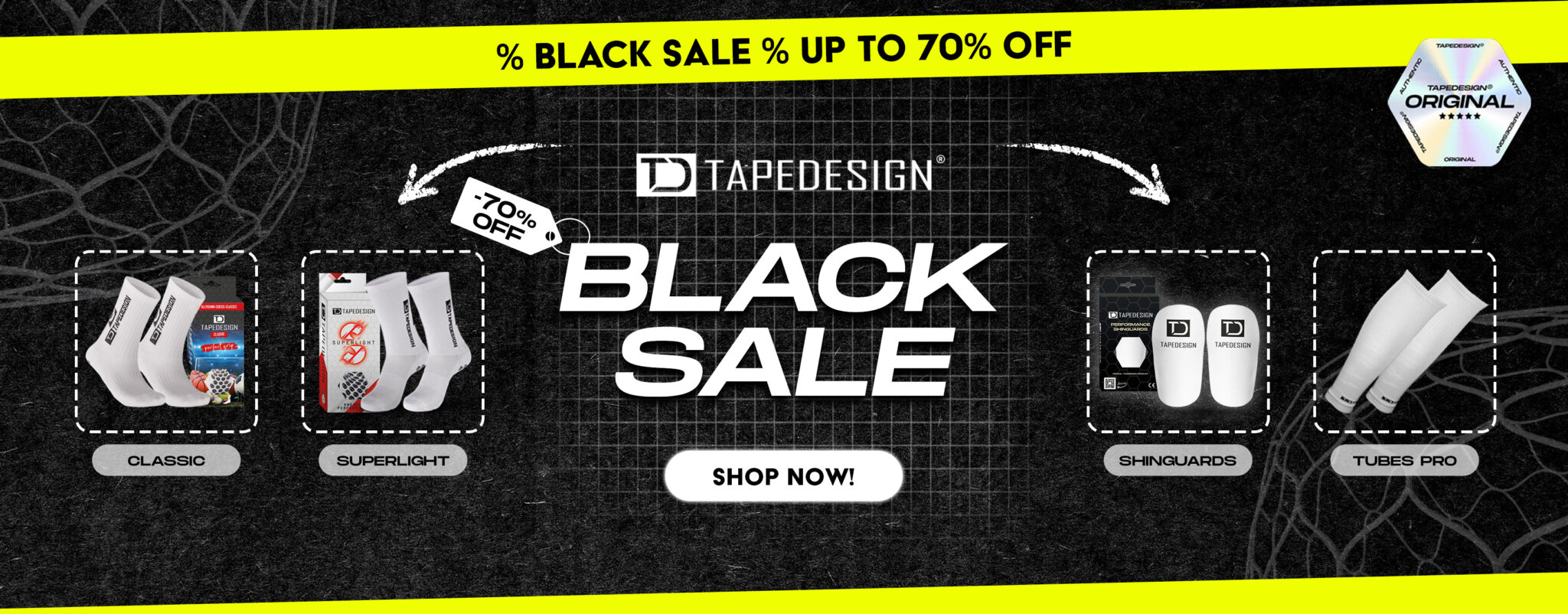 TAPEDESIGN® - Grip Socks | Always one step ahead