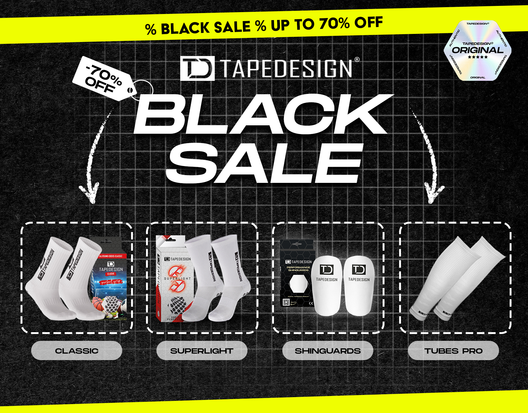 TAPEDESIGN® - Grip Socks | Always one step ahead